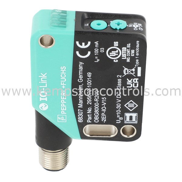 Pepperl + Fuchs OBG8000-R200-2EP-IO-V15 PEPPERL+FUCHS PHOTOELECTRIC SENSOR, RETROREFLECTIVE, 5 ...