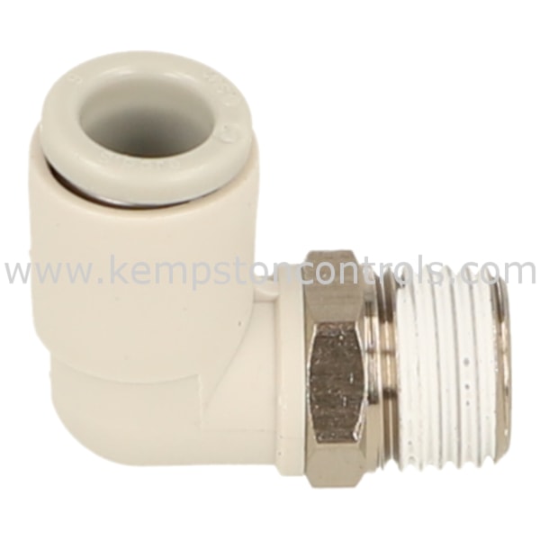 SMC KQ2L06-01NS SMC KQ2L, ONE-TOUCH FITTING WHITE COLOR - MALE ELBOW ...