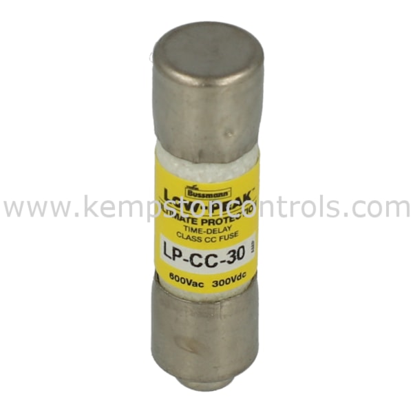 Bussmann LP-CC-30 BUSSMANN TIME-DELAY FUSE, 30A, 600V, 10.3 X 38.1MM ...