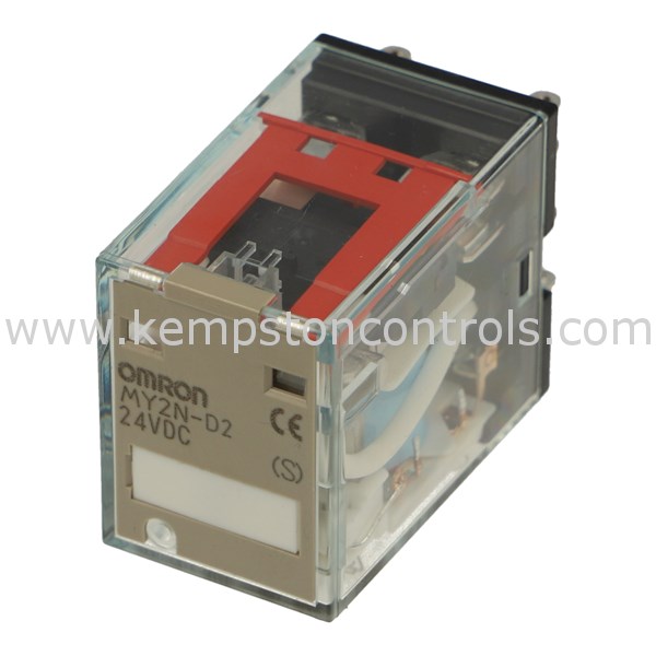 Omron MY2N-D2 24DC(S) OMRON RELAY, PLUG-IN 8-PIN, DPDT, 10A, MECH & LED INDICATORS, COIL ...