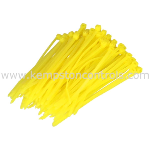 Termination Technology TT100-2.5YEL TT YELLOW NYLON CABLE TIES 100MM X ...