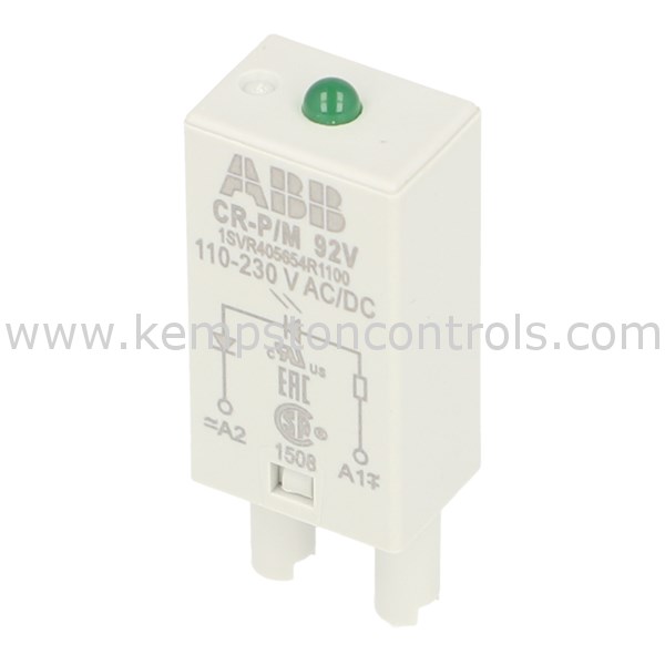 ABB 1SVR405654R1100 ABB PLUGGABLE MODULE LED GREEN, 110- 230VAC/110VDC ...