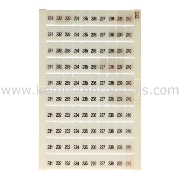 Entrelec 023302515 ENTRELEC TERMINAL BLOCK & STRIP MARKING ACCESSORIES ...