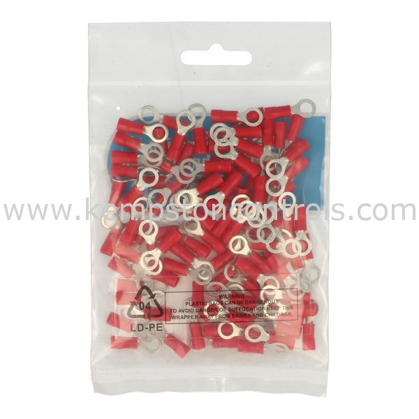 Termination Technology RR53 TT PRE-INSULATED RED RING TERMINAL, 5.3MM ...