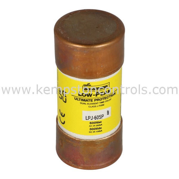 Bussmann LPJ-60SP DUAL-ELEMENT, TIME-DELAY FUSE, 60A, 600V, 26.92 X 60 ...