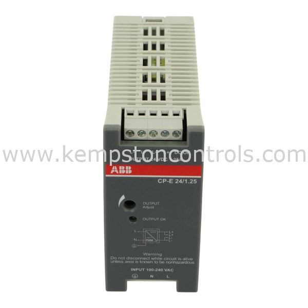 ABB 1SVR427031R0000 ABB SWITCH MODE POWER SUPPLY 24VDC OUTPUT VOLTAGE, 1.25A | Kempston Controls
