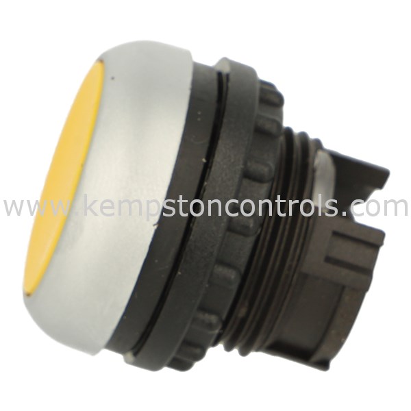 Eaton Moeller M22-D-Y EATON MOELLER PUSHBUTTON, RMQ-TITAN, FLAT, MOMENTARY, YELLOW, BLANK ...