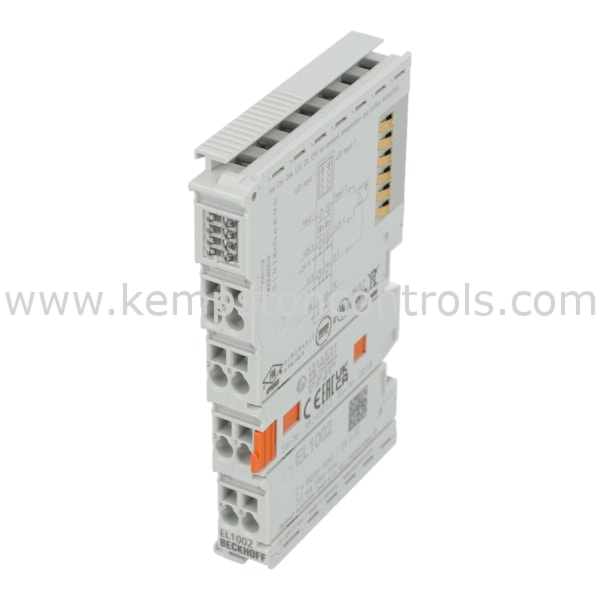Beckhoff EL1002 BECHOFF ETHERCAT TERMINAL, 2-CHANNEL DIGITAL INPUT, 24VDC, 3 MS | Kempston Controls