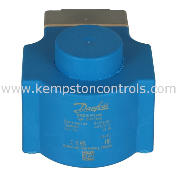Danfoss 018F6857 DANFOSS COIL FOR SOLENOID VALVE, 24 VDC | Kempston ...