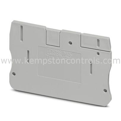 Phoenix 3212044 PHOENIX END COVER, 36X2.2X57.7MM, GRAY, | Kempston Controls