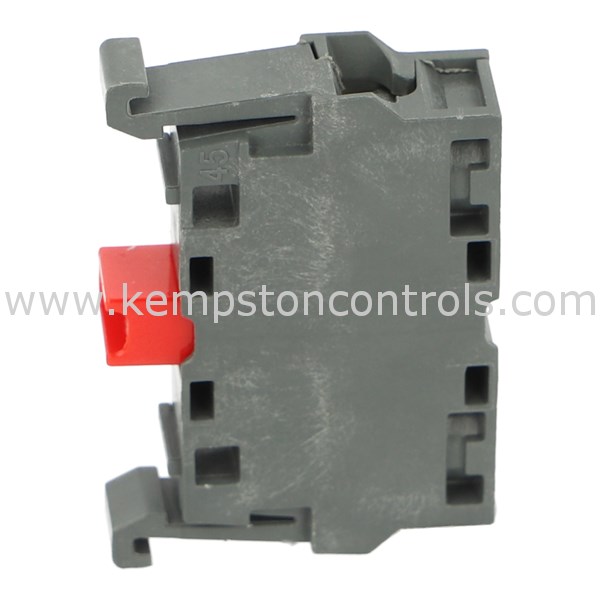 ABB 1SFA611610R1010 ABB MODULAR CONTACT BLOCK, 5A, 24VDC, 1NC CONTACT, FRONT FIXING, 22MM SWITCH ...