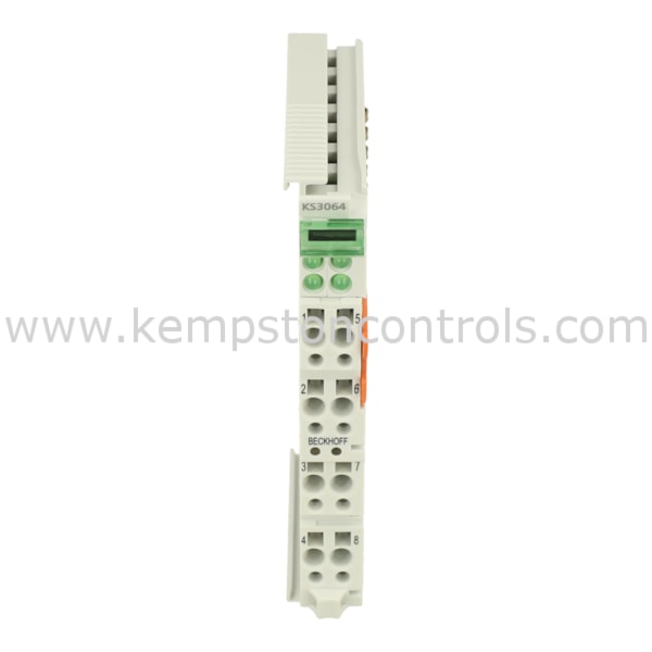 Beckhoff KS3064 BECKHOFF BUS TERMINAL, 4-CHANNEL ANALOG INPUT, VOLTAGE, 0…10 V, 12 BIT, SINGLE ...