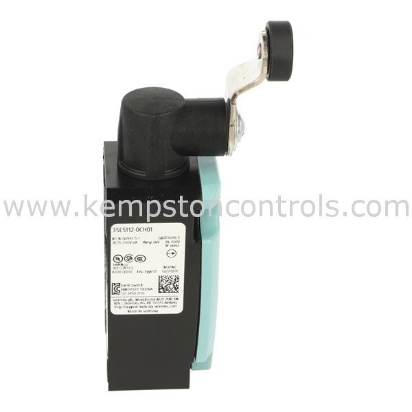 Siemens 3SE5112-0CH01 SIEMENS SIRIUS POSITION SWITCH, METAL, ROLLER LEVER RIGHT/LEFT ADJUSTABLE ...
