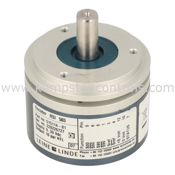 Leine Linde 515114-01 LEINE & LINDE INCREMENTAL ENCODER RSI, 503, 63 ...