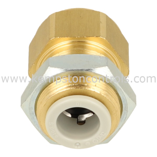 SMC KQ2E10-G02A SMC STRAIGHT THREADED ADAPTOR G 1/2 MALE TO PUSH IN 10 ...