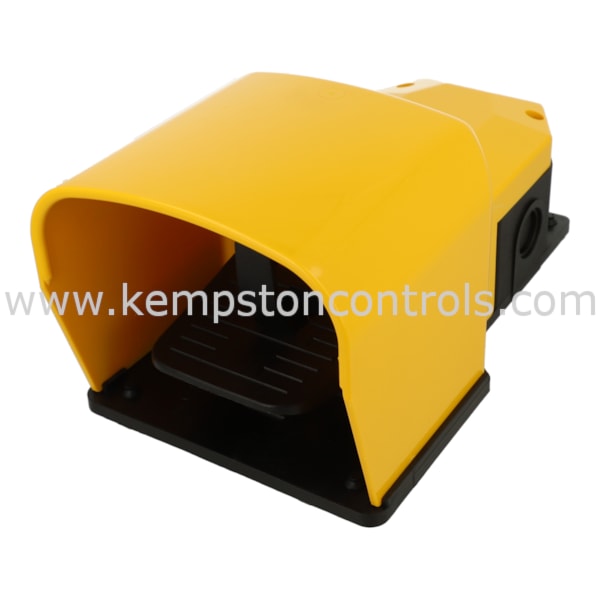 Pizzato PX 12040 PIZZATO FOOT SWITCH, SINGLE PEDAL, PLASTIC, PG 13.5, YELLOW RAL 1023, 2X 1NO ...