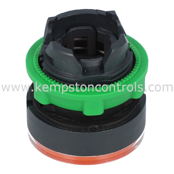 Schneider ZB5AW353 SCHNEIDER ORANGE FLUSH ILUMINATED PUSHBUTTON HEAD, 22MM, SPRING RETURN, PLAIN ...