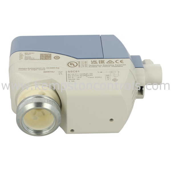 Siemens Smart Infrastructure SSC61 SIEMENS ELECTROMOTORIC ACTUATOR 30S ...