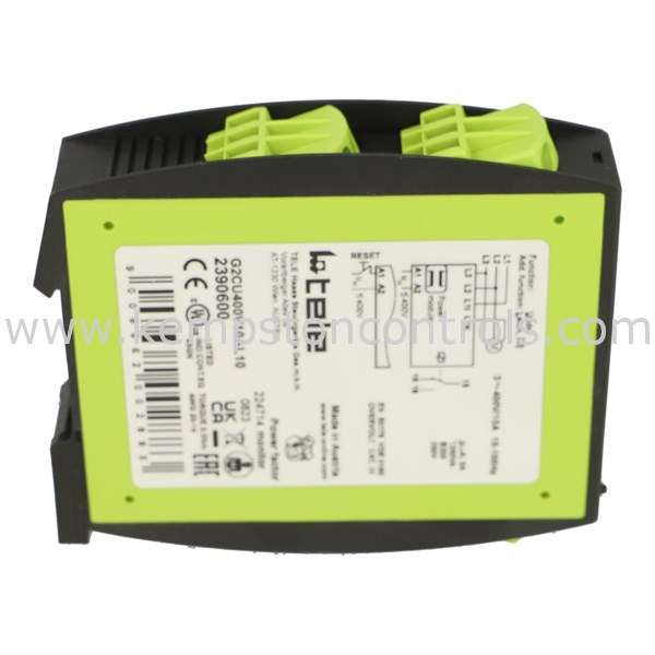 Tele G2CU400V10AL10 TELECONTROL POWER FACTOR DETECTOR, 400VAC, 10A, 10 ...