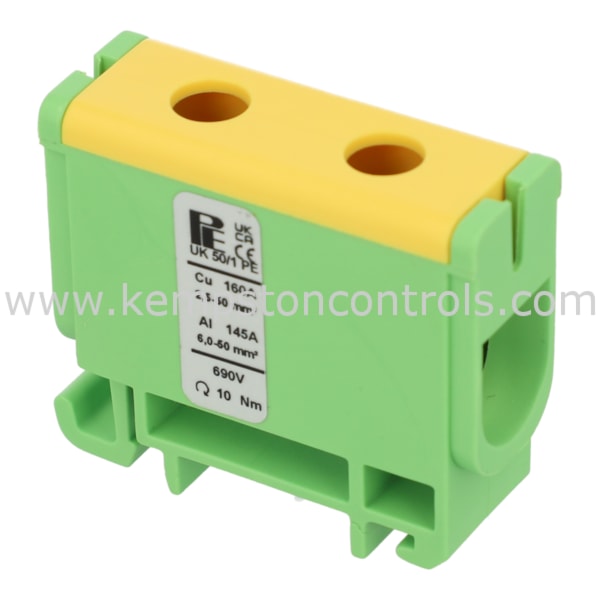 TECHNA TTECDB50-1G TECHNA DISTRIBUTION BLOCK, 160A, SUITABLE FOR 2 ...