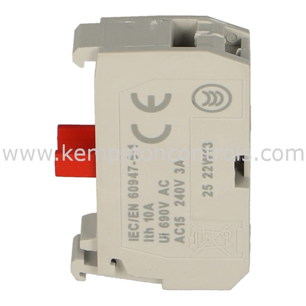 Baco 33E01 BACO CONTACT BLOCK, N/C, SCREW TERMINALS, MAX 600V, MAX 10A ...
