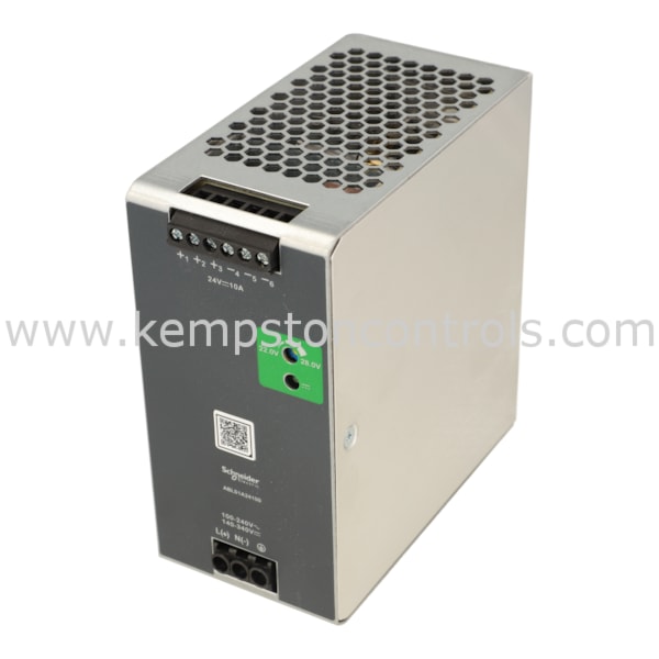 Schneider ABLS1A24100 SCHNEIDER REGULATED POWER SUPPLY,100-240VAC, 24V ...