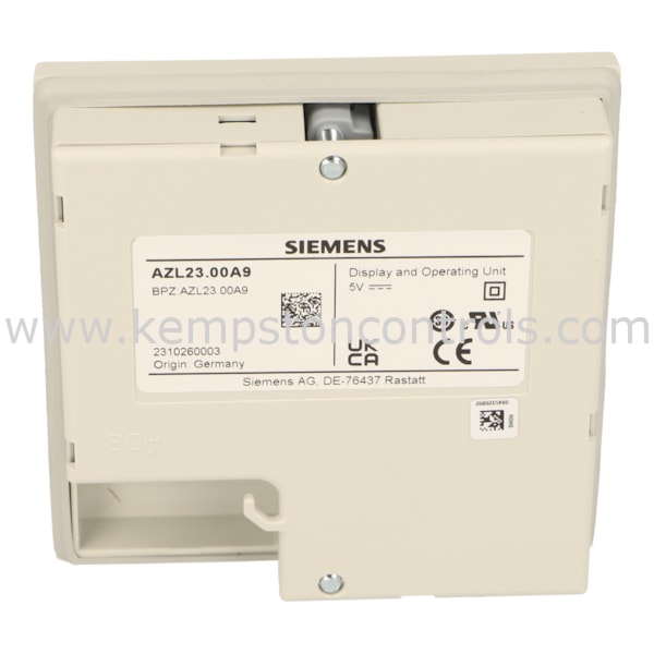 Siemens Burners AZL23.00A9 SIEMENS DISPLAY AND OPERATOR UNIT FOR LMV2 ...