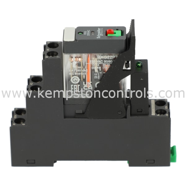 Schneider RXG22P7PV SCHNEIDER INTERFACE PLUG-IN RELAY, PRE-ASSEMBLED ...