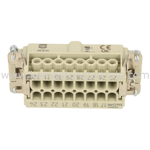 HARTING 09330162611 HARTING INSERT SCREW, MALE, PC, GREY, 16A, 32B SIZE ...