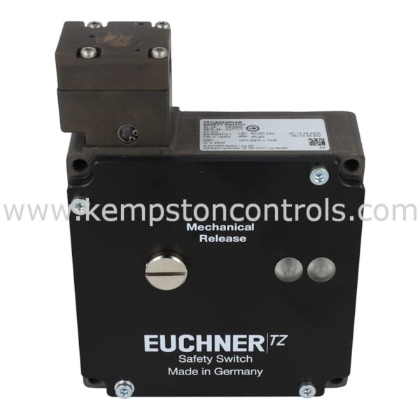 Euchner 083965 EUCHNER SAFETY SWITCH, AUXILIARY RELEASE, ACTUATING HEAD FITTED LEFT, 24VAC/DC ...