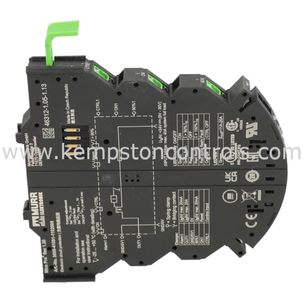 MURR 9000-41091-1102000 MURR MICO PRO ELECTRONIC CIRCUIT PROTECTION, 1 ...