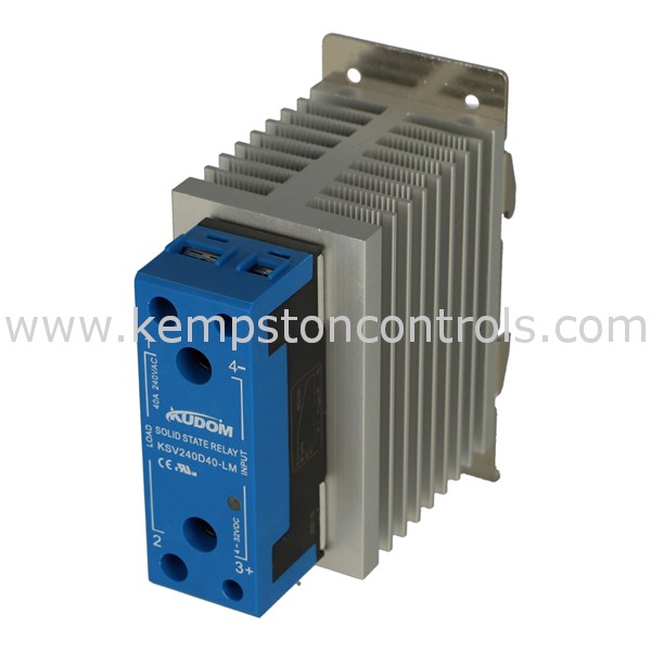 Kudom KSV240D40-LM KUDOM 40A 4-32VDC DIN MOUNT SSR ZERO-X + LED ...