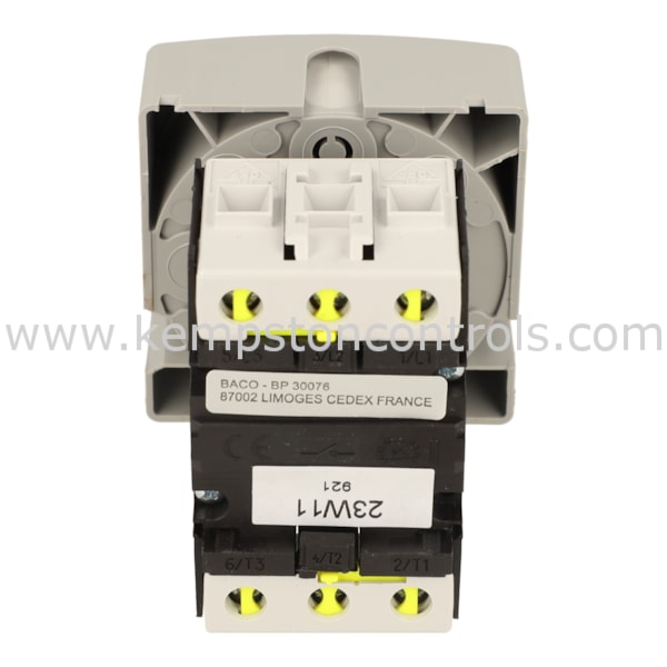 Baco 0174101 BACO ISOLATOR SWITCH, LOCKABLE, 3P, 32A 1 X 90 °, GREY ...