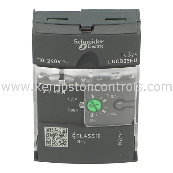 Schneider LUCB05FU SCHNEIDER ADVANCED CONTROL UNIT, TESYS U, 1.25-5A ...