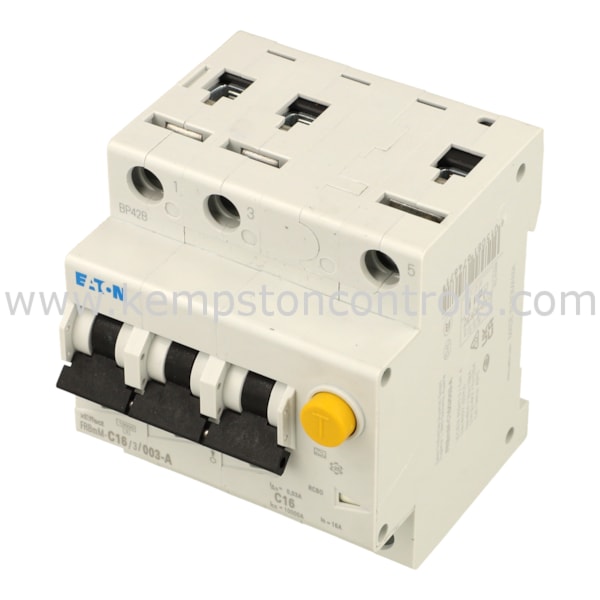 Eaton Moeller FRBMM-C16/3/003-A EATON MOELLER RCBO 16A 30MA C CURVE ...