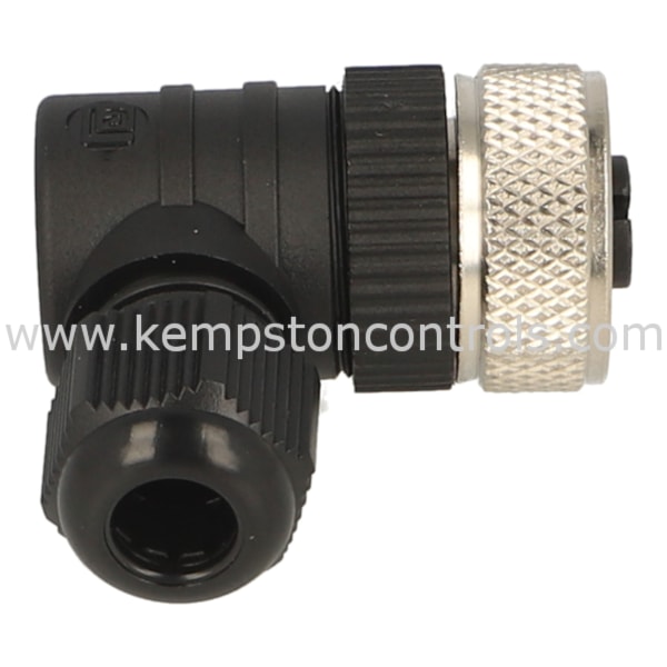 Huba Control 106975. HUBA CONTROL FEMALE CONNECTOR M12X1, ANGLED ...
