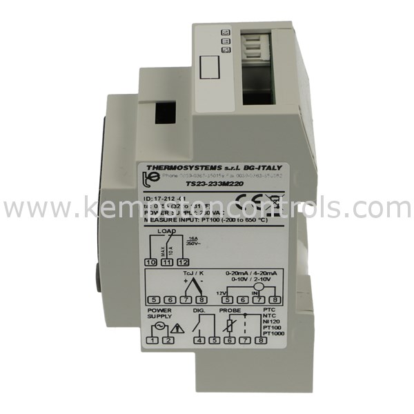 Thermosystems TS23-233-M-230 THERMOSYSTEMS DIN-RAIL MOUNTING DIGITAL ...