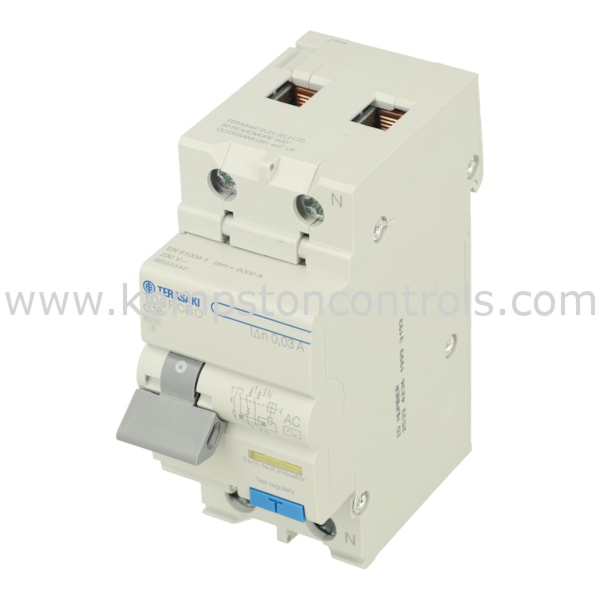 Terasaki TD3RCBO061630MA1NCAC TERASAKI RCBO 1P+N 6KA C-16A 30MA | Kempston Controls