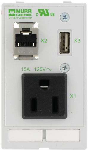MURR 4000-68000-4030000 MURR MODLINK MSDD SINGLE COMBI INSERT USA NEMA ...
