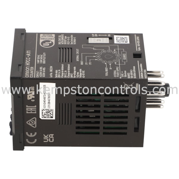 Omron H7CC-A11 OMRON DIGITAL COUNTER, PLUG-IN, 11-PIN, 48X48MM, IP66, 6 COUNT DIGITS ...