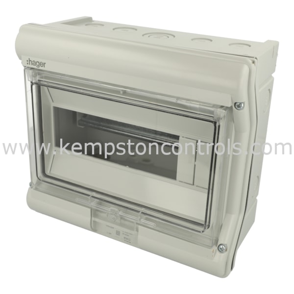 Hager VE110U HAGER ENCLOSURE, VECTOR, 10 MODULES, 1 ROW, SURFACE MOUNT ...