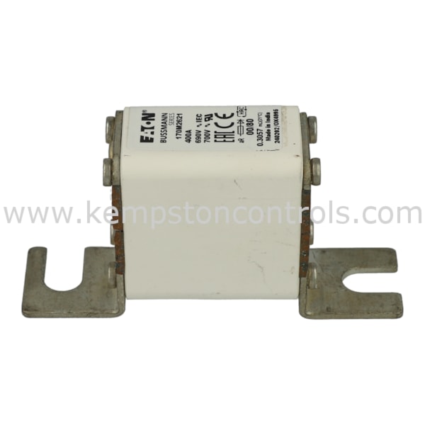 Bussmann 170M2621 BUSSMANN SQUARE BODY FUSE, 400A,, 660V 400A 00/80 ...