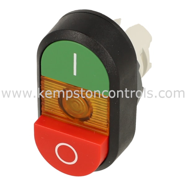 ABB 1SFA611142R1103 ABB MPD13-11Y DOUBLE PUSHBUTTON, FLUSH/EXTENDED, GREEN/RED ACTUATOR, YELLOW ...
