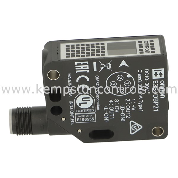Omron E3S-DBP21 OMRON PHOTOELECTRIC SENSOR, RED LED, TRANSPARENT OBJECT DETECTION, 4.5M, PNP ...