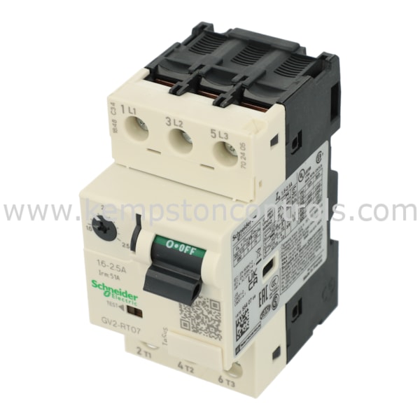 Schneider GV2RT07 SCHNEIDER ELECTRIC CIRCUIT BREAKER, TESYS GV2, 1.6-2 ...