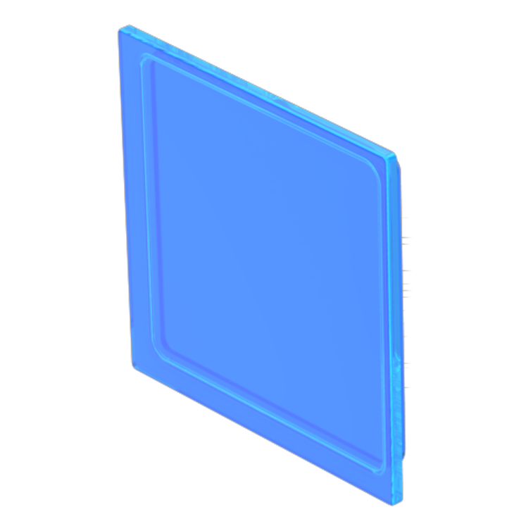 EAO 92-941.600 EAO LENS PLATE BLUE 12X12 PLASTIC TRANSPARENT | Kempston ...