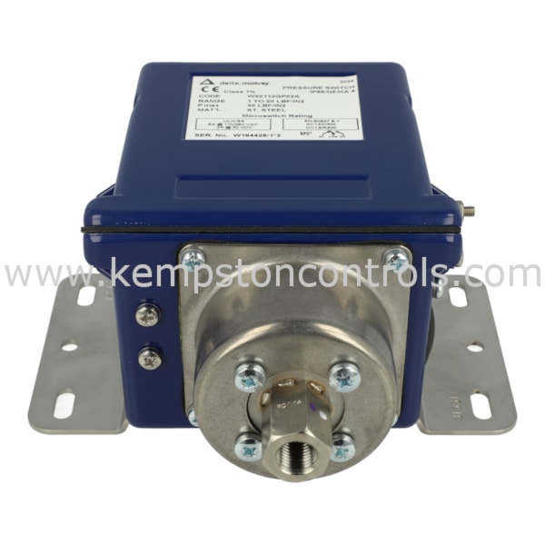 Delta W20112GP02A DELTA MOBREY PRESSURE SWITCH, 1 TO 20 PSI, PMAX 30 ...