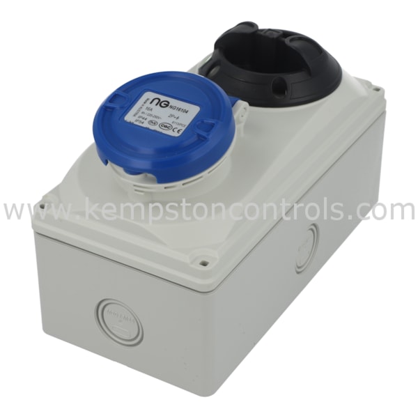 Other 16104 NIGLON 230V 16A 2P+E IP44 SWITCHED INTERLOCK WALL SOCKET ...