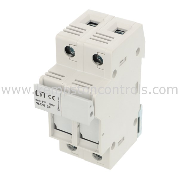 ETI VLC10 2P ETI DOUBLE POLE 10X38 FUSE HOLDERS 690V 32A | Kempston Controls