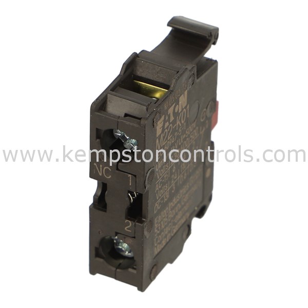 Eaton Moeller M22-K01 EATON MOELLER CONTACT ELEMENT, 1NC, 24V, 3/6A, 220-240V, SCREW TERMINALS ...